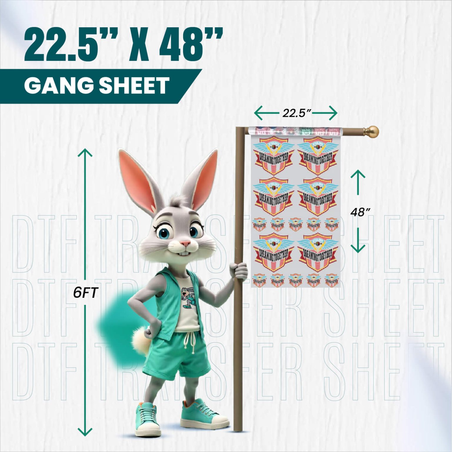 Custom Gang Sheet Builder | Buy DTF Gang Sheets Online